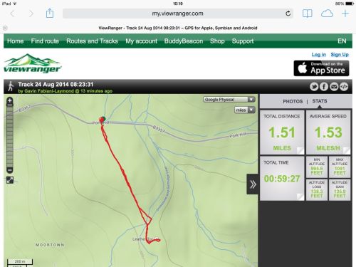 ViewRanger – one cool piece of software | Gavin's Gadgets & Photography